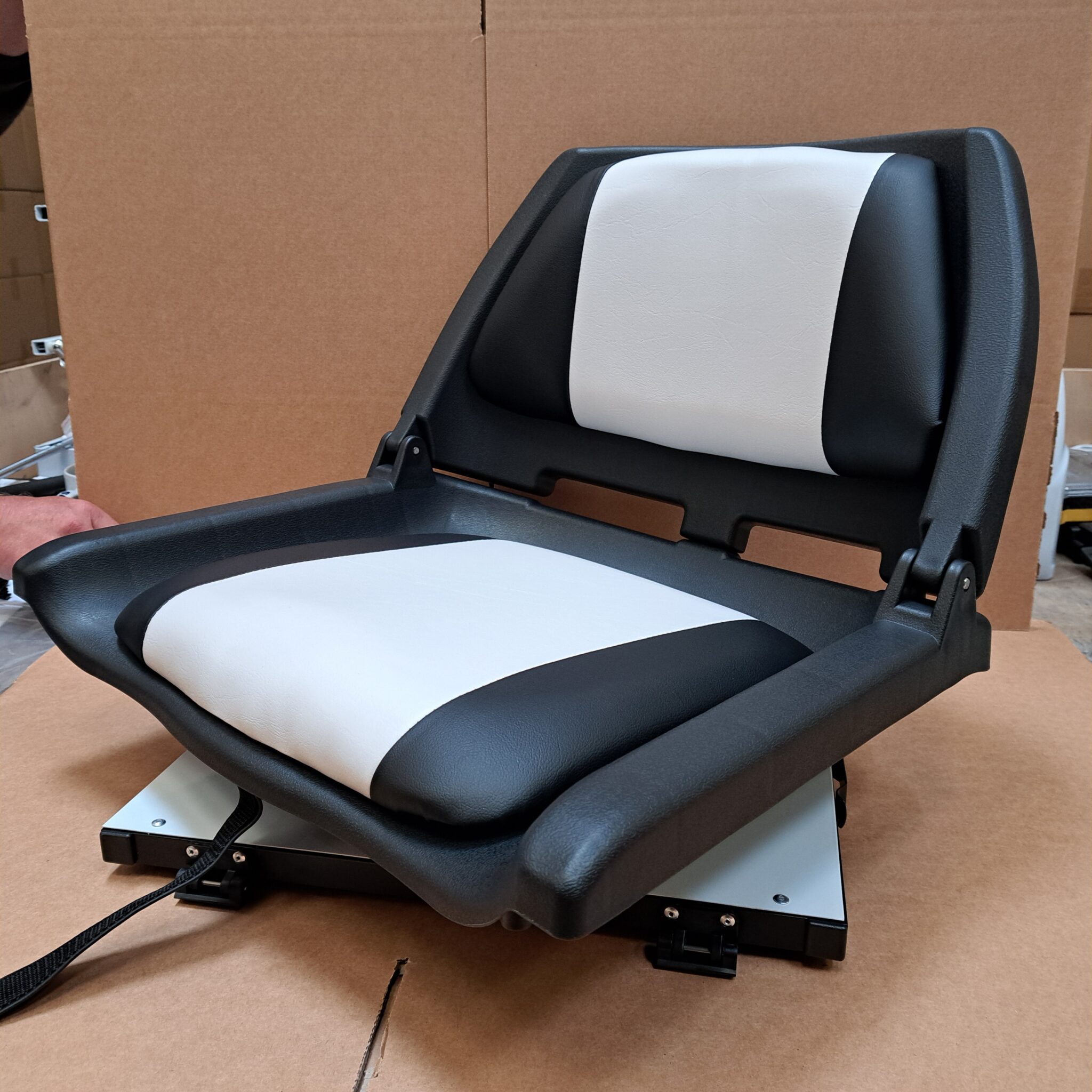 Rotating Seat with folding Back Rest R-oct-400 - Octbox Ltd