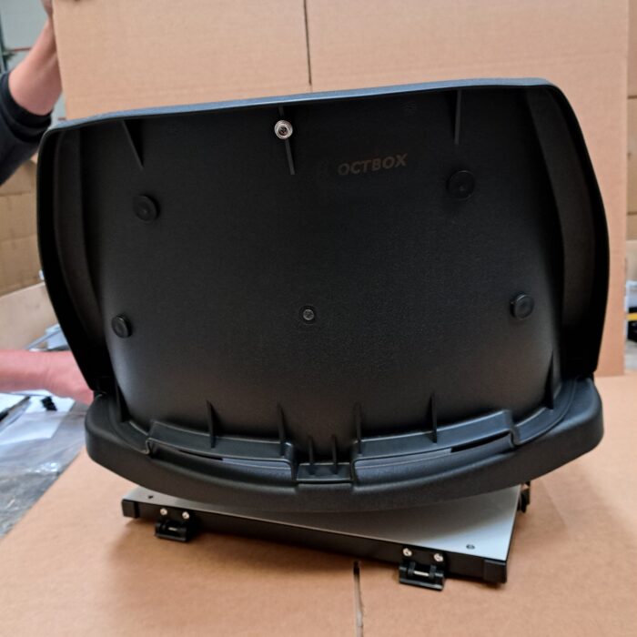 Rotating Seat with folding Back Rest R-oct-400 - Octbox Ltd